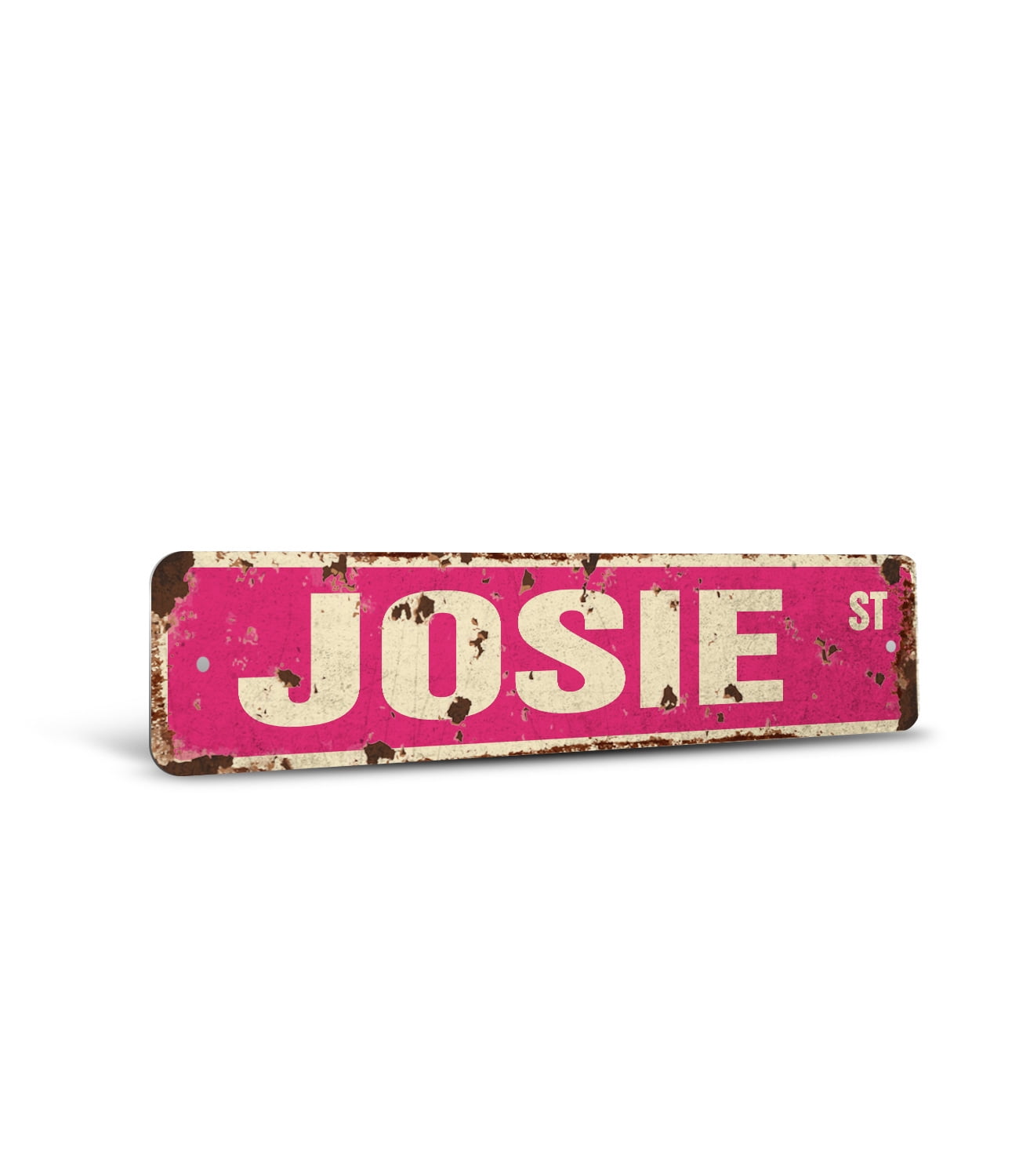 JOSIE Vintage Style Rustic Street Sign – Childrens Name Room Sign Retro ...
