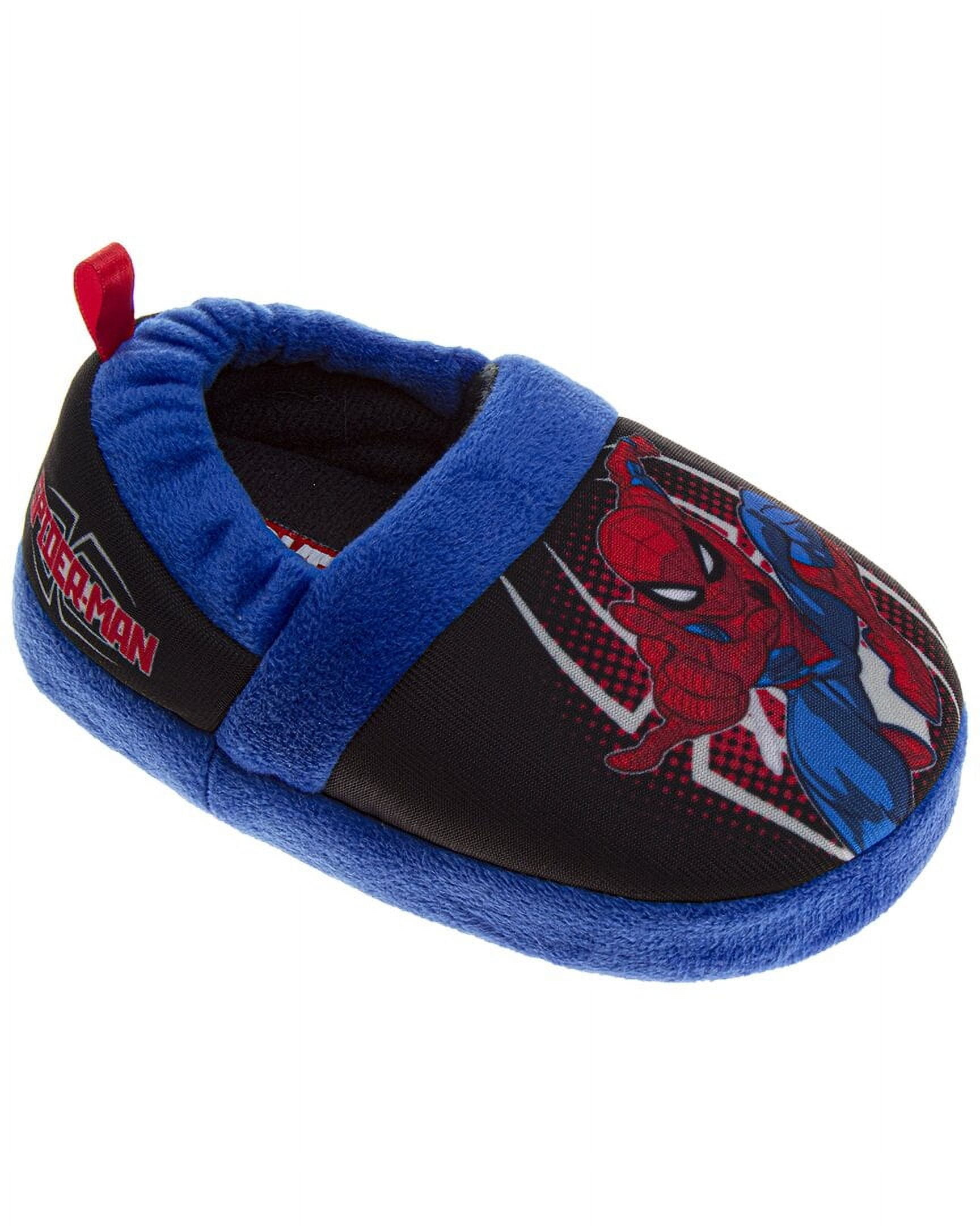 JOSMO Spider- Man Slipper, 5-6, Blue - Walmart.com