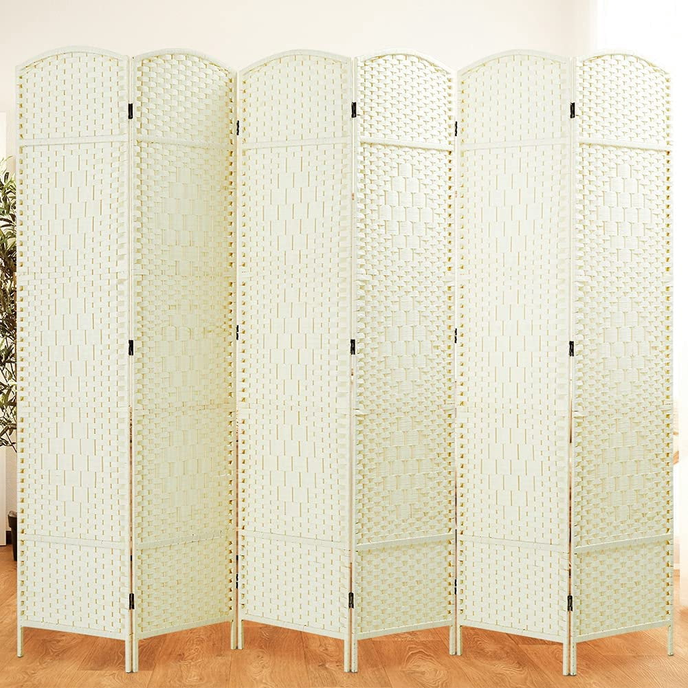 JOSTYLE Room Divider 6 Panel Room Partition, Foldable Freestanding Room ...