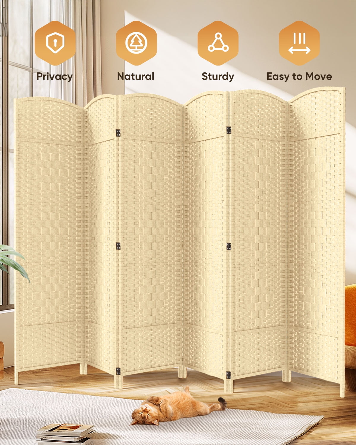 Walmart Black Friday Deals 2025 JOSTYLE 6ft Tall Extra Wide Folding ...