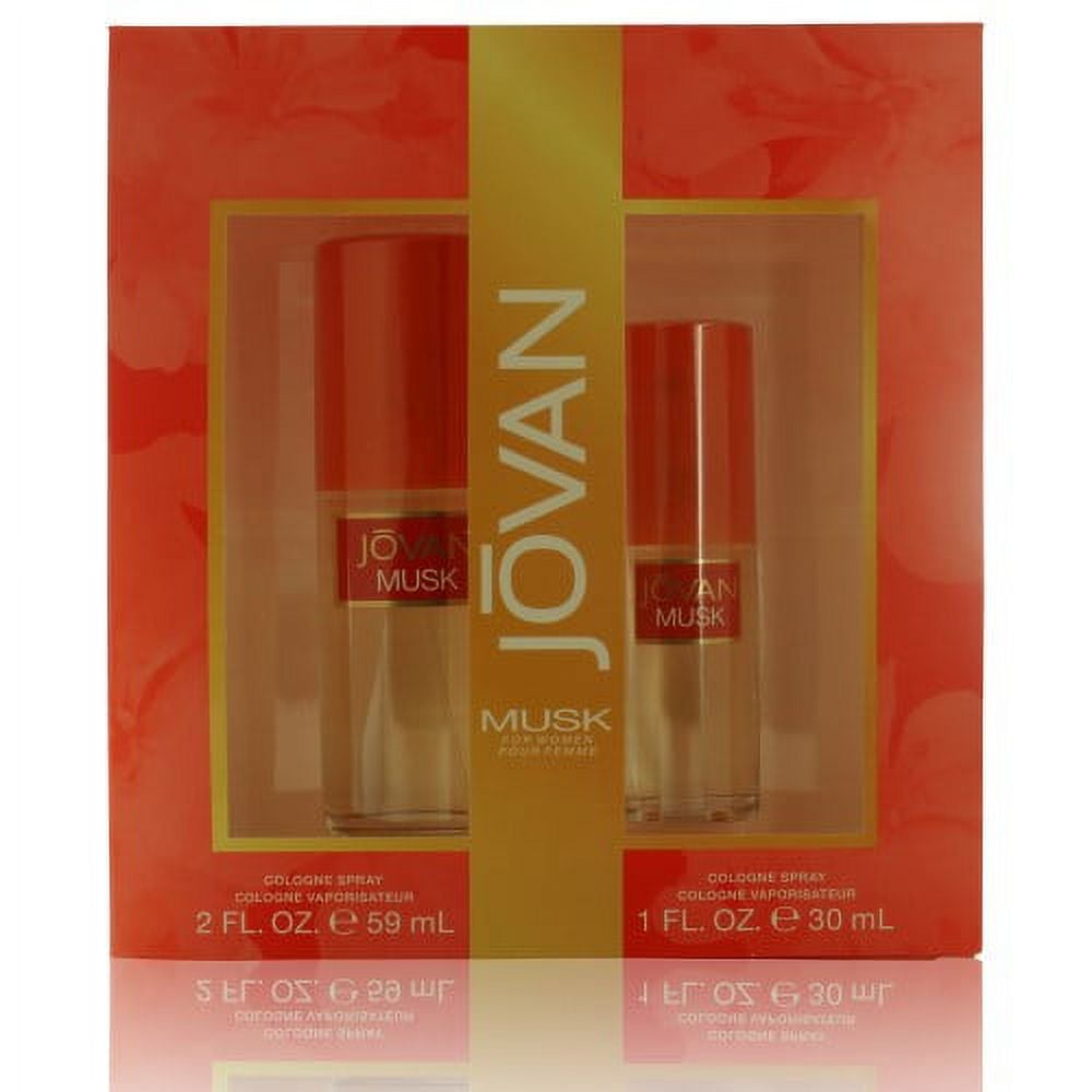 JOVAN MUSK WOMEN 2 PIECE GIFT SET - 2.0 OZ COLOGNE SPRAY by JOVAN ...
