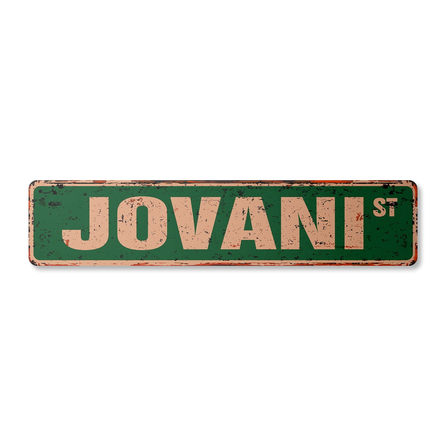JOVANI Vintage Plastic Street Sign Childrens Name Room Sign | Indoor ...