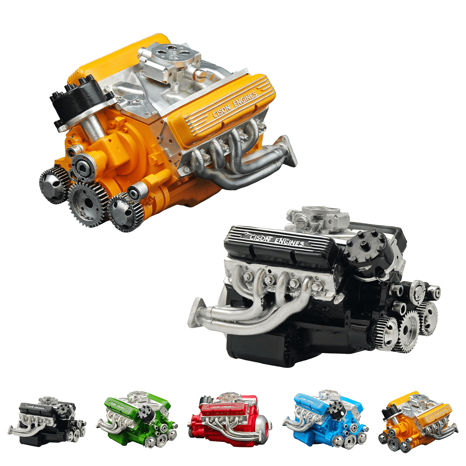 JOVIKE Cison V8 Engine Kit Gas, 2025 New Gasoline Ohv V8 Small-Block ...