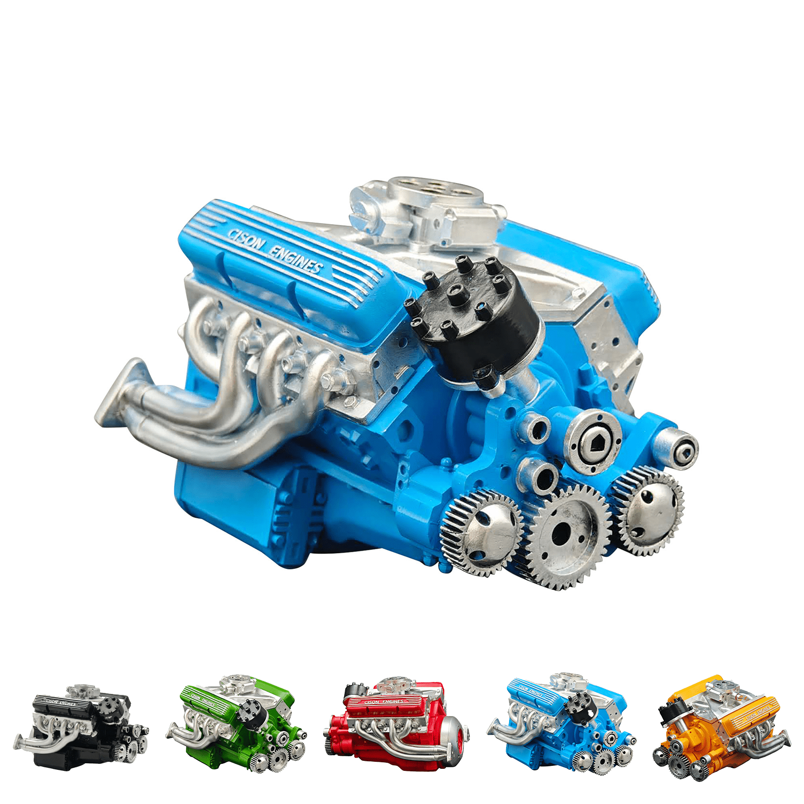 JOVIKE Cison V8 Engine Kit Gas, Gasoline Ohv V8 Small-Block Engine ...