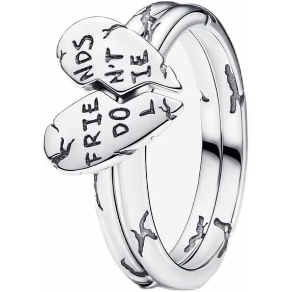 JOVIKE ST things Ring Fit Women Fashion Gifts Demogorgon Silver DIY ...