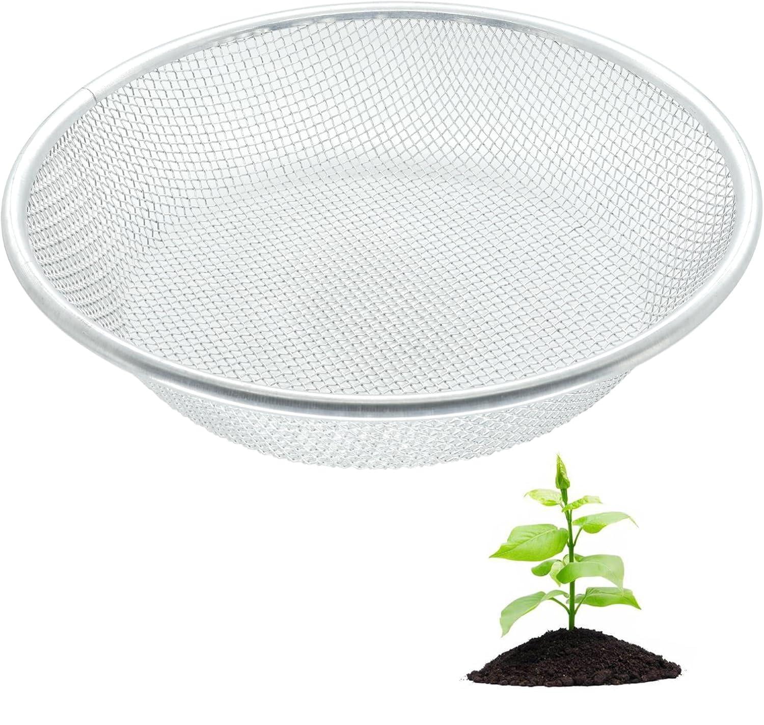 JOVIKE Sand Soil Compost Sifter for Gardening, Rocks Dirt Sieve for 5 ...