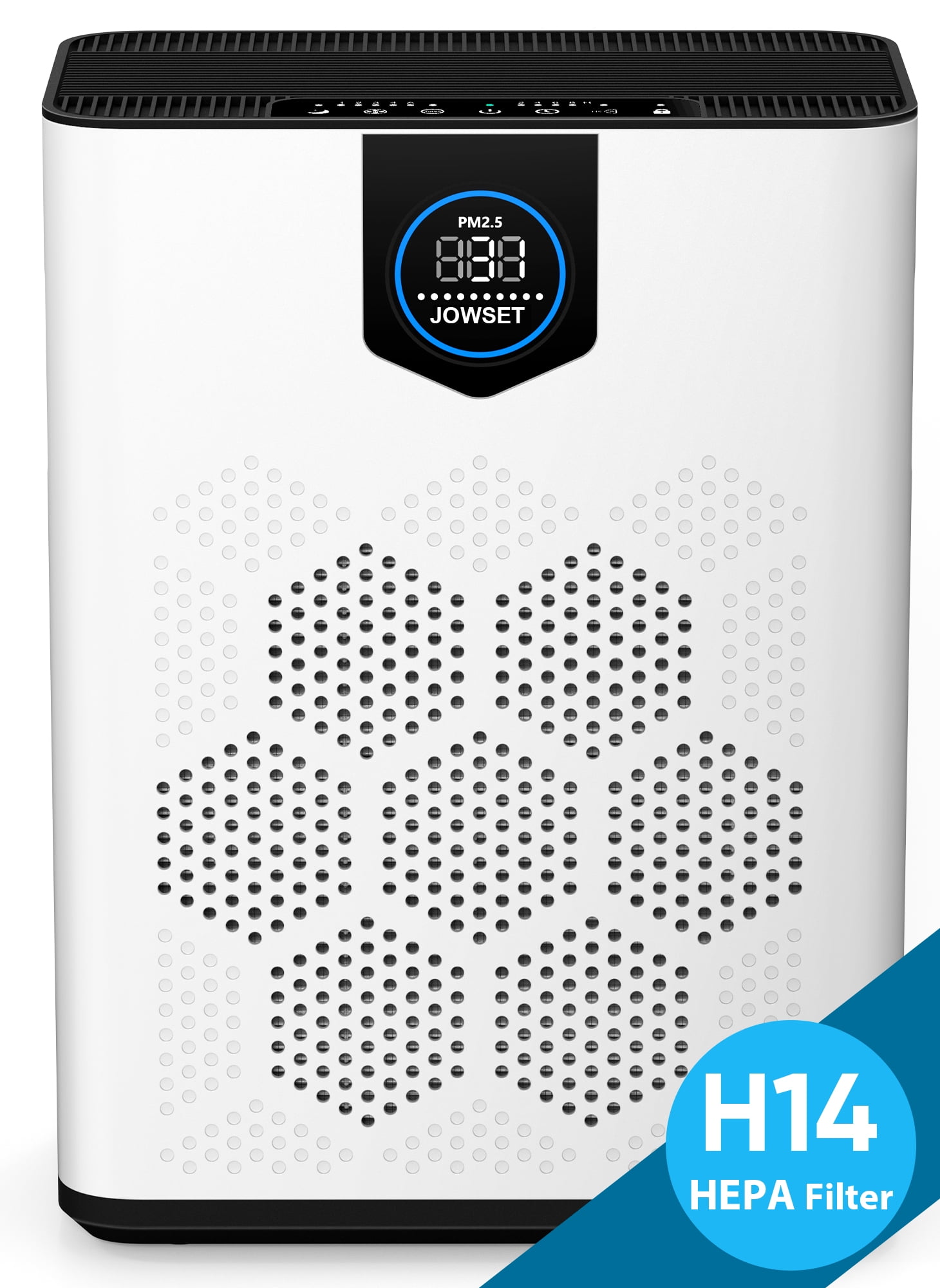 JOWSET HEPA 14 Air Purifier, Washable Filter, CADR 400mÂ³/h, Covers 2215 Sq.ft, Allergies ...