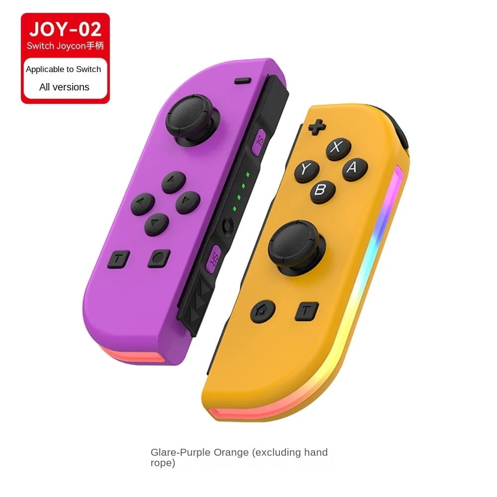 JOY-02 Wireless Gamepad NS RGB LED L/R Joypad for Switch Lite Oled ...
