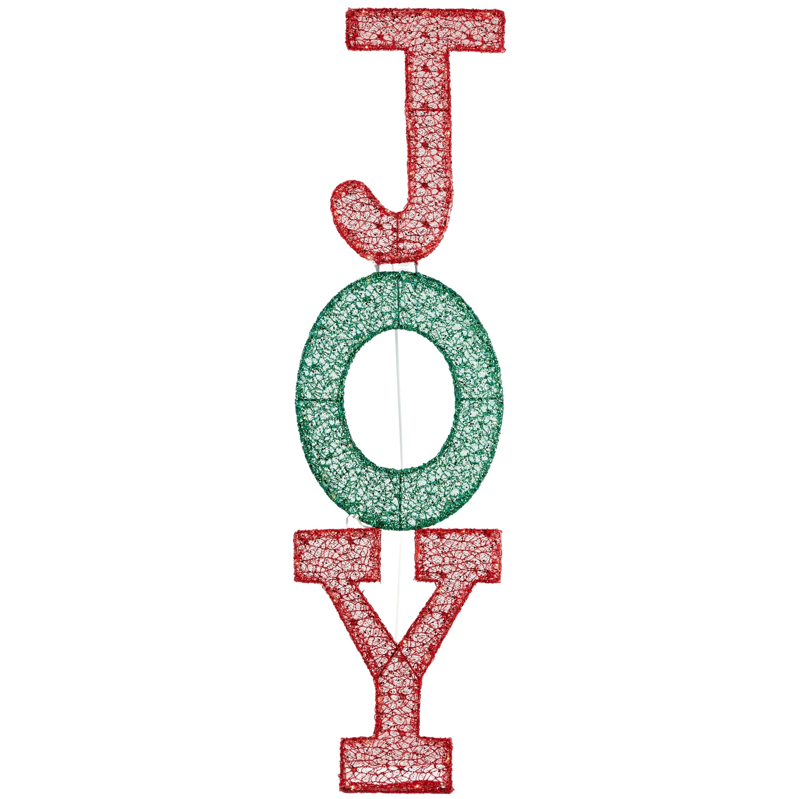 JOY 47.2in Outdoor Christmas Decorations - Durable, Weather-Resistant, Easy to Assemble ...