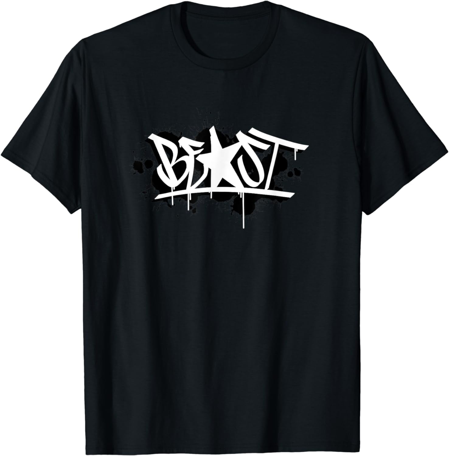 JOY Beast Graffiti Star Street Art Project Dripping Paint HTX T-Shirt ...