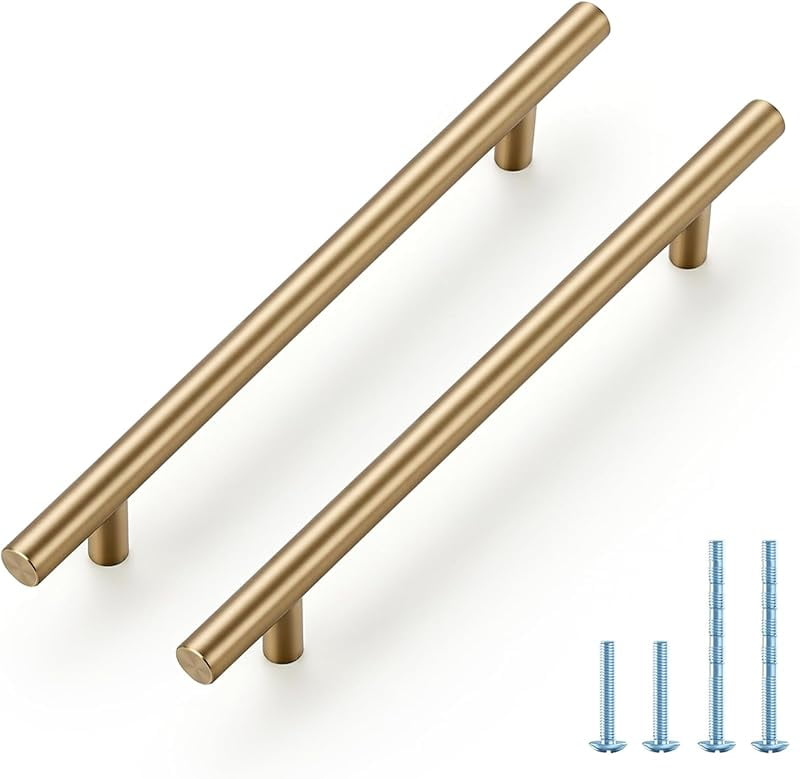 JOY DECOR 60 Pack 6-3/8 Inch Cabinet Pulls Kitchen Cabinet Handles with ...