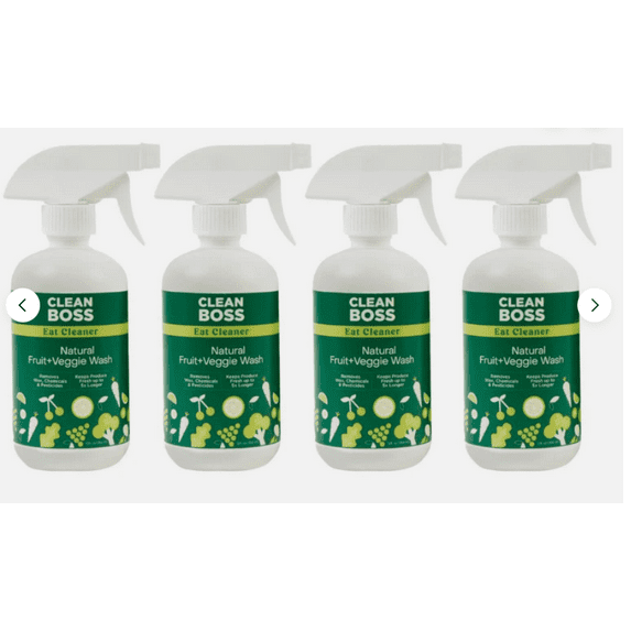 JOY Clean Boss Eat Cleaner Fruit & Veggie Natural Wash & Preserve 12 oz ...