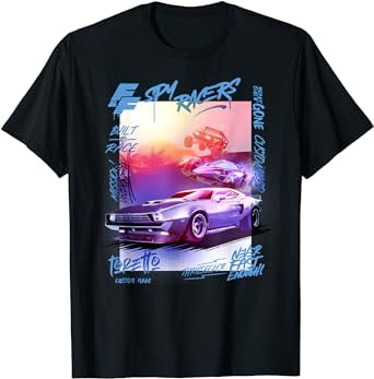 JOY Fast & Furious: Spy Racers Graffiti Poster T-Shirt - Walmart.com