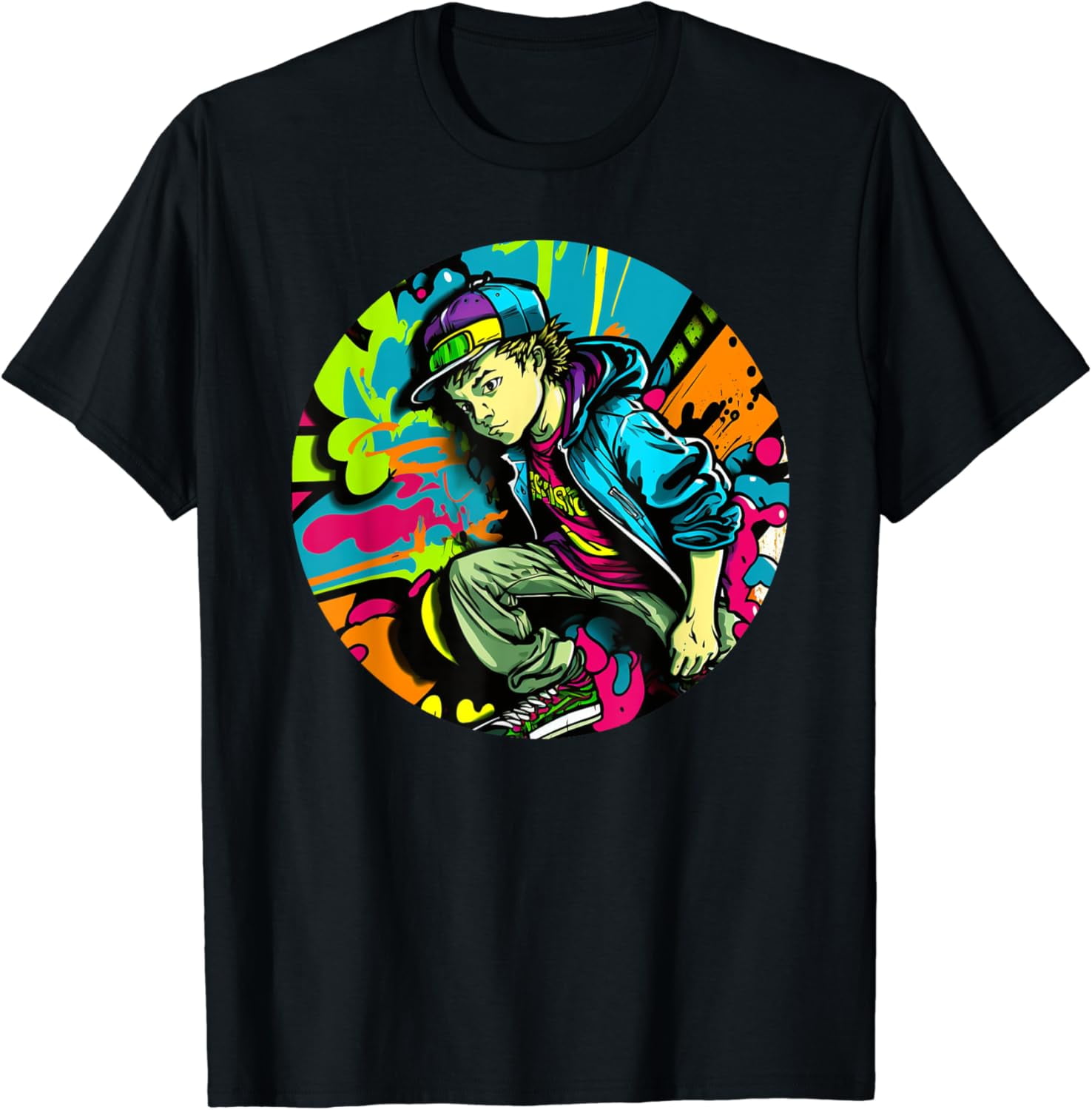 JOY Graffiti Art Graffiti T-Shirt - Walmart.com