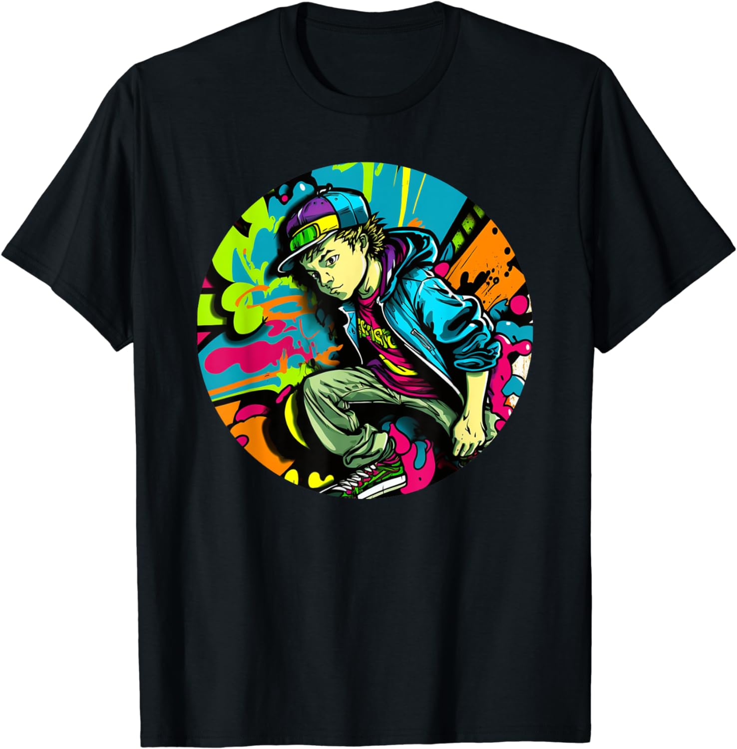 JOY Graffiti Art Graffiti T-Shirt - Walmart.com