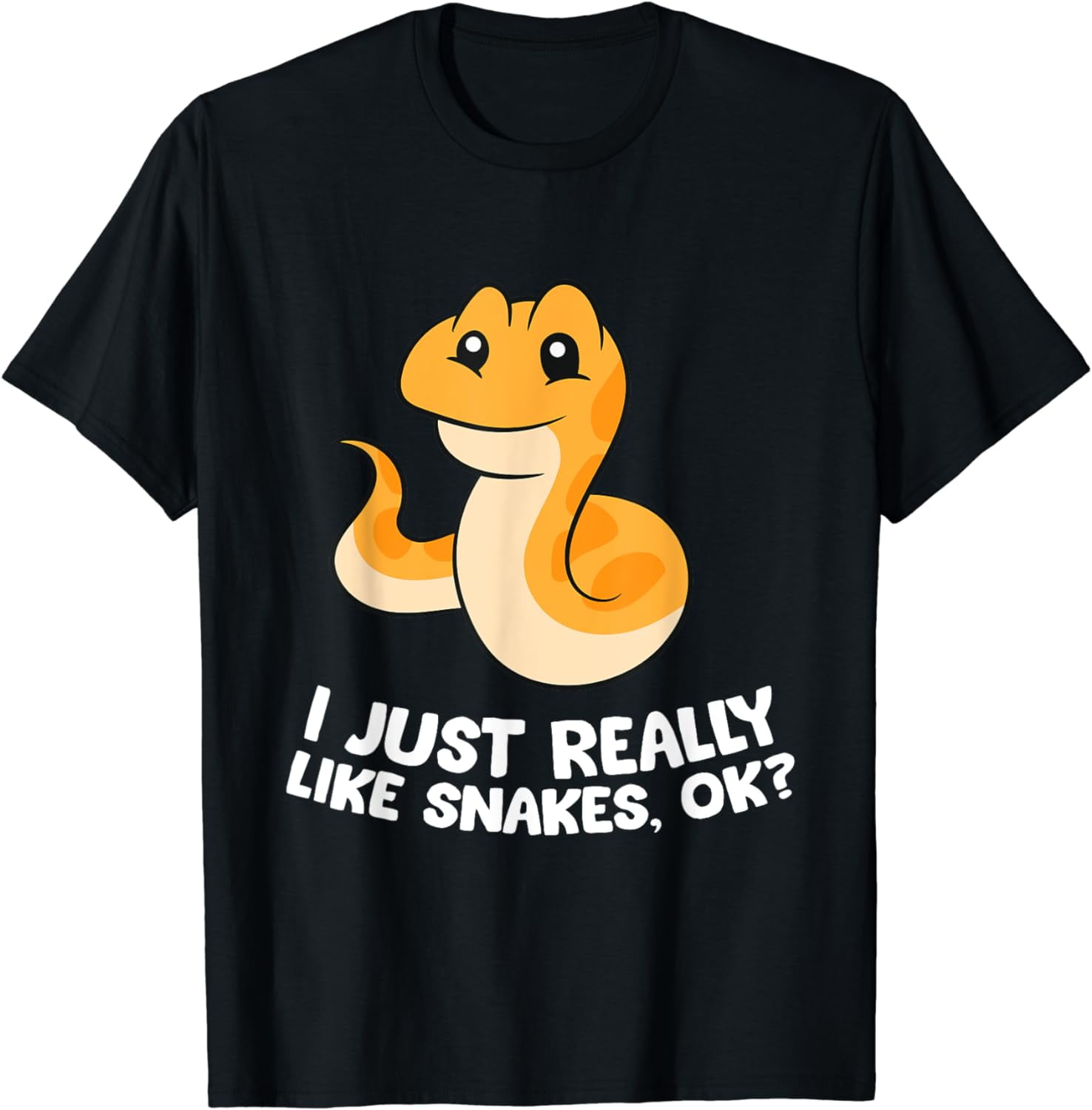 JOY I Just Really Like Snakes Love Snakes T-Shirt - Walmart.com