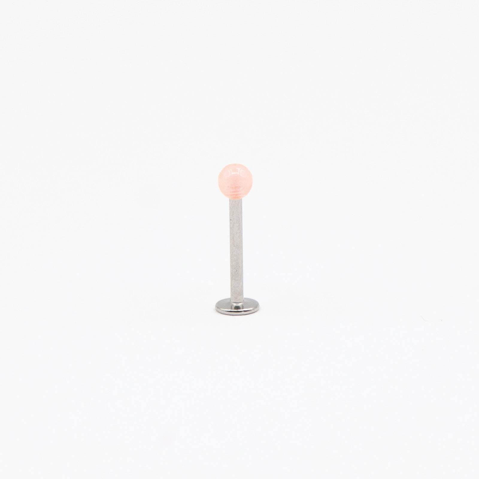 JOY JEWELRY - Silver Pink Neon Ball Chin Ring CHIN31 - Walmart.com