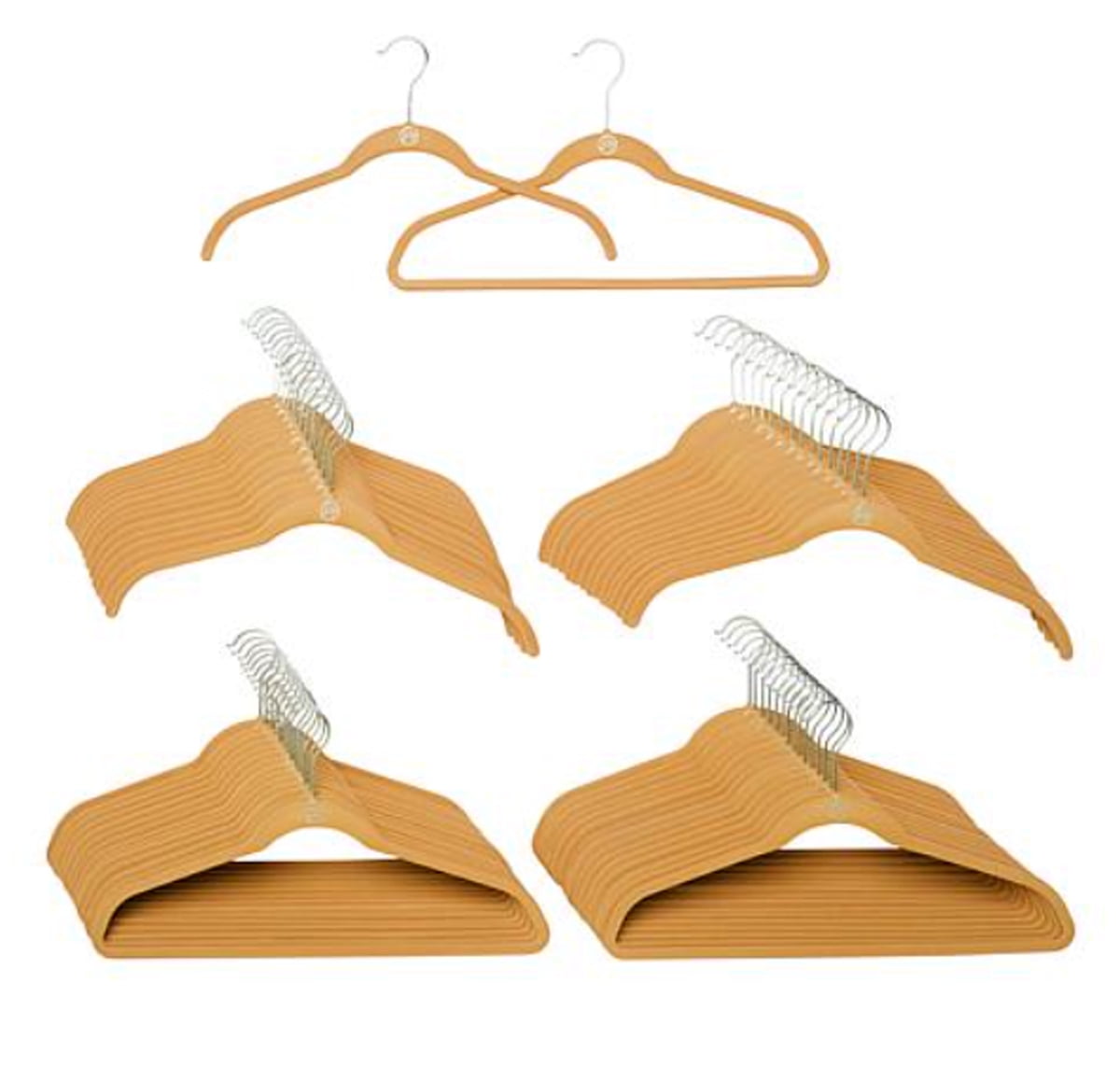 JOY Mangano Huggable Hangers 100-Piece Anti-Microbial Clean Boss Set ...