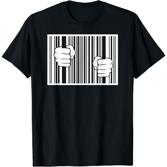 JOY Prisoner Of Consumerism - Barcode Prison T-Shirt - Walmart.com