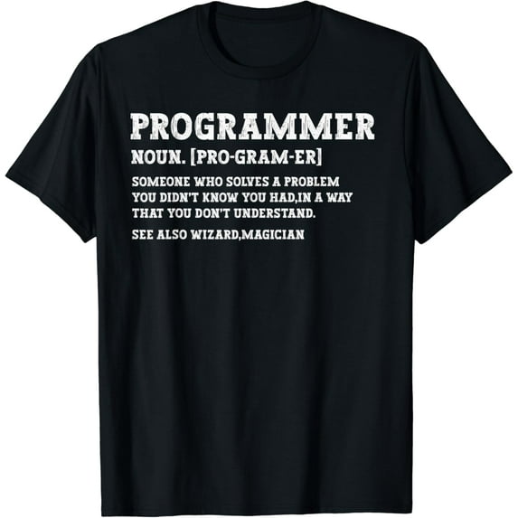 JOY Programmer Definition Computer Science Programmer & Coding T-Shirt - Walmart.com