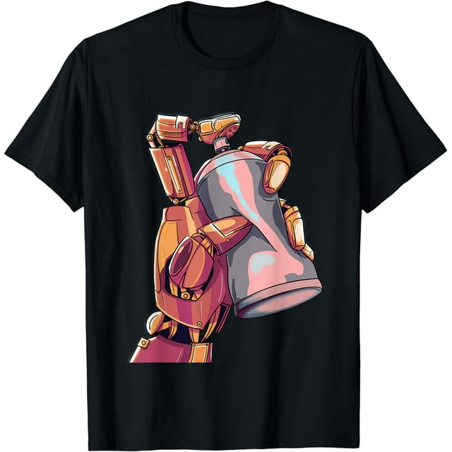 JOY Spray Paint Robot | Street Urban Art | Graffiti Artist T-Shirt ...