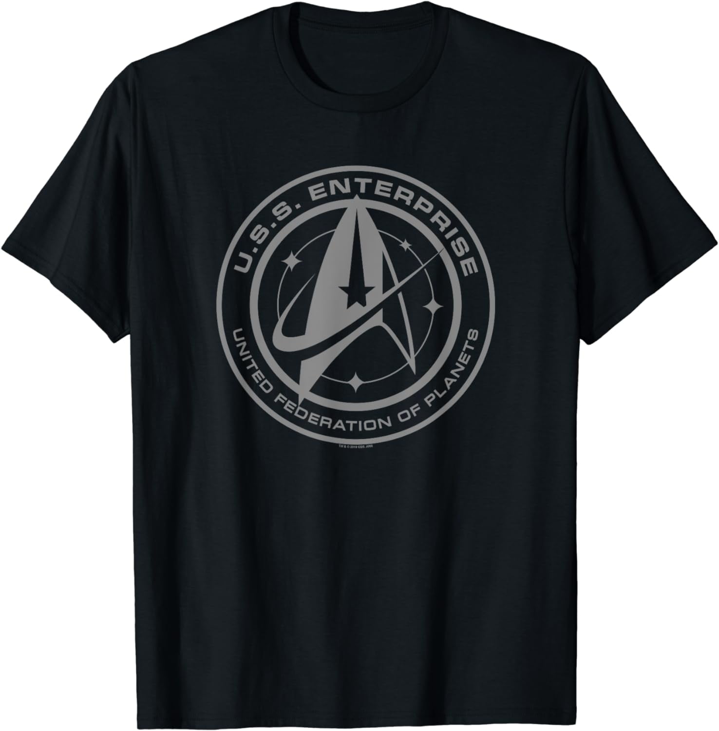 JOY Star Trek: Discovery Enterprise Crest T-Shirt - Walmart.com