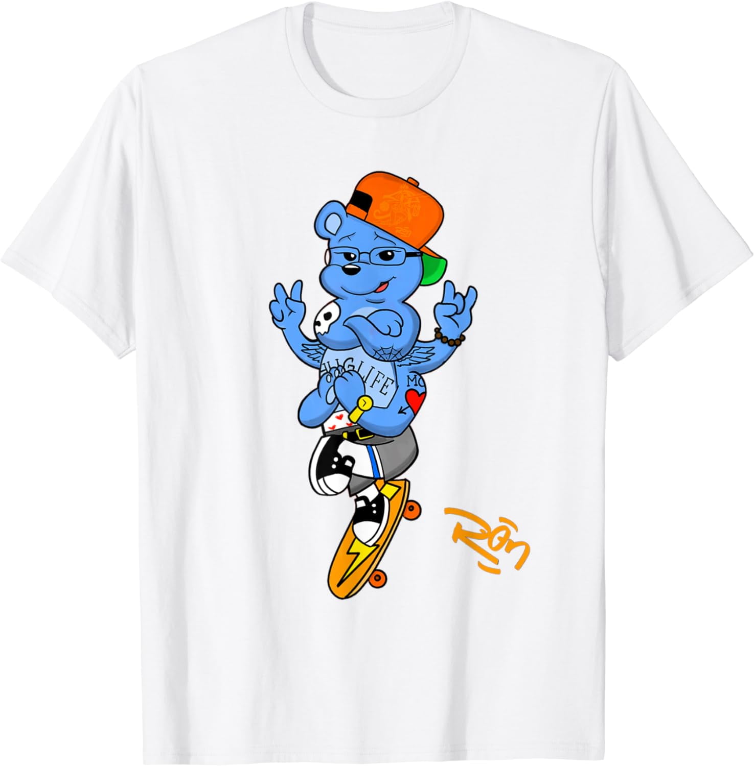 JOY Tattoo Artist Ron Rich Before Crayons Graffiti T-Shirt - Walmart.com