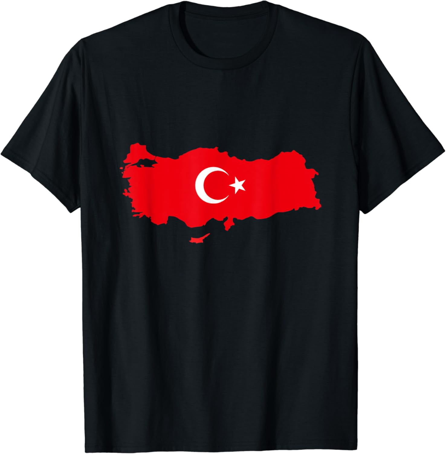 JOY Turkey Map Türkiye Harita Turkey Flag T-Shirt - Walmart.com