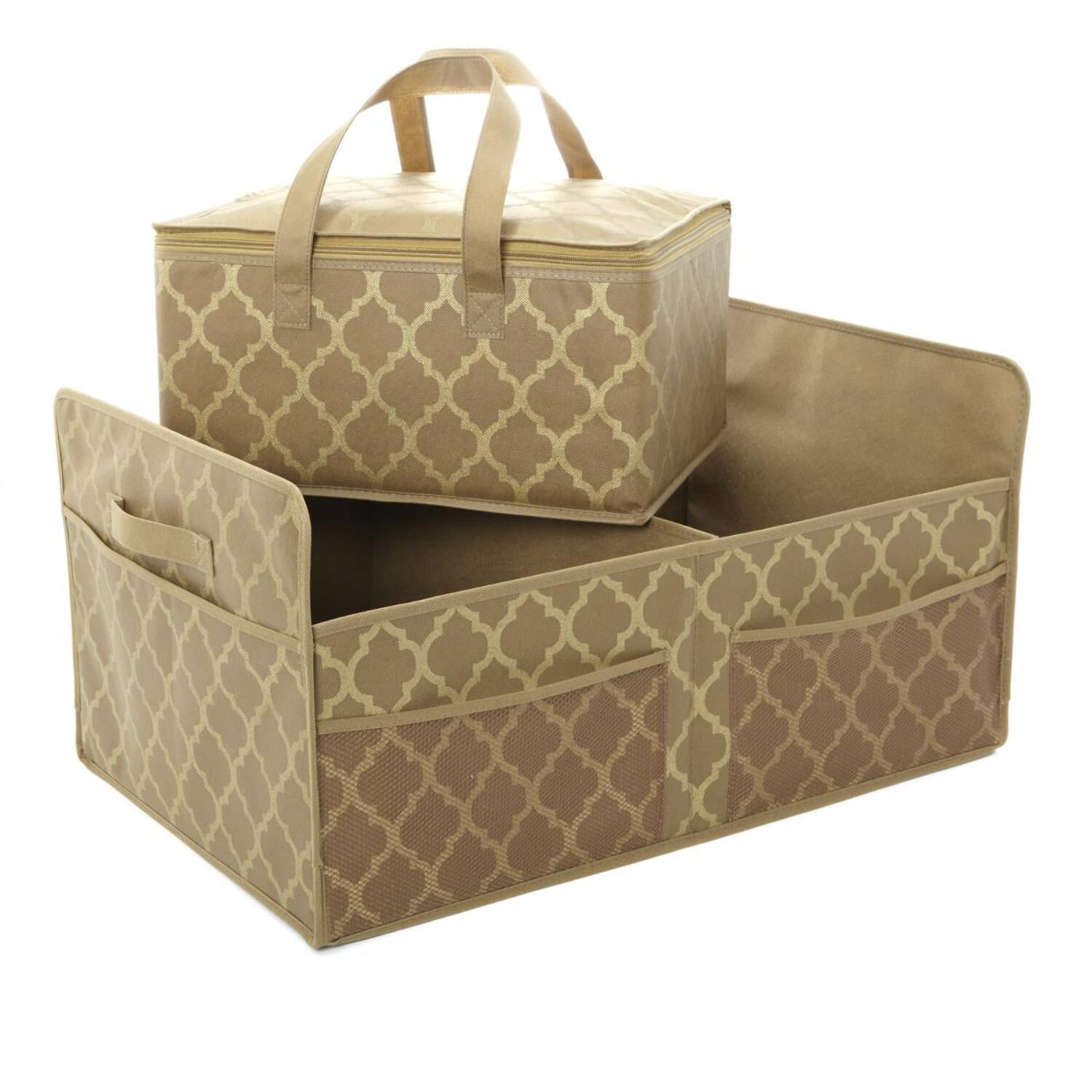 JOY Ultimate Closet Trunk Organizer with Insulated Tote - Brass ...