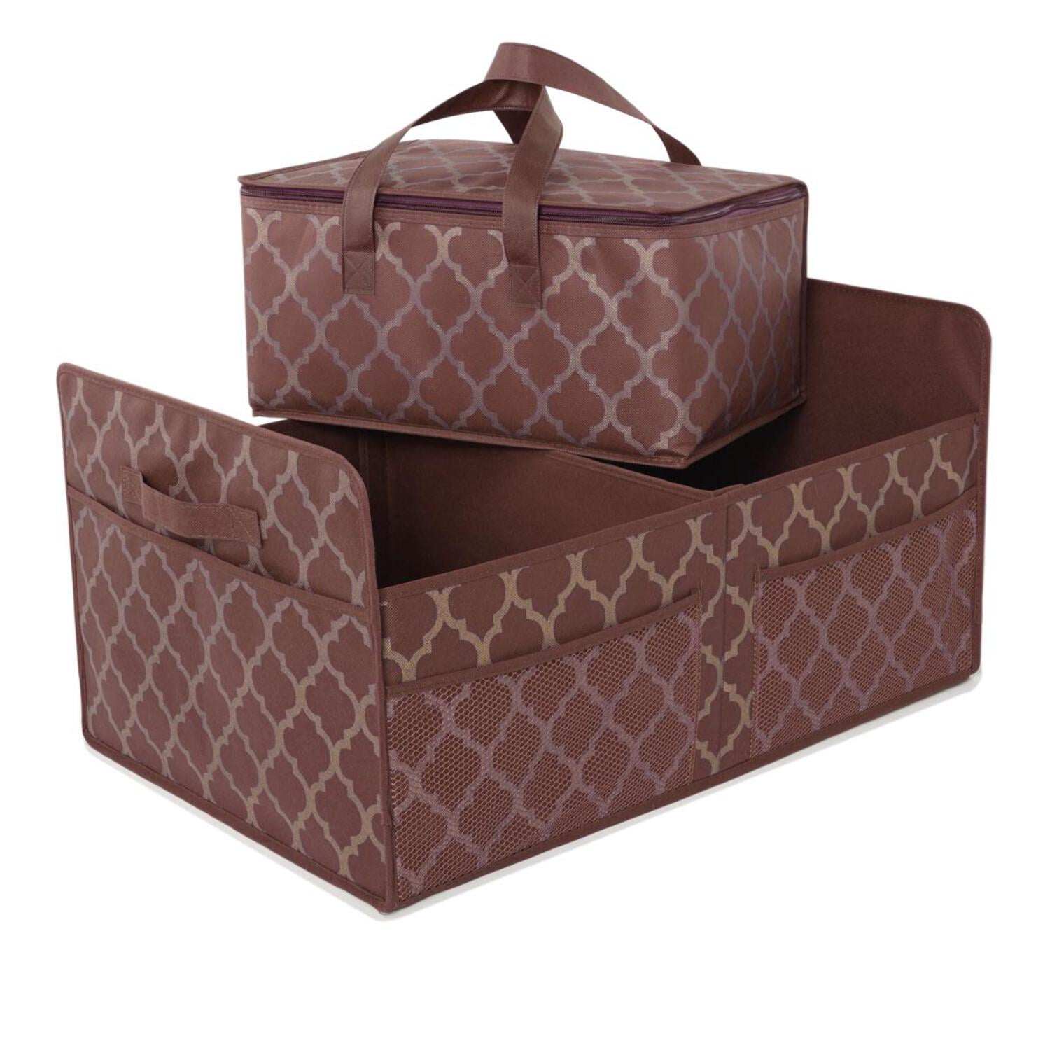 JOY Ultimate Closet Trunk Organizer with Insulated Tote - Brass ...