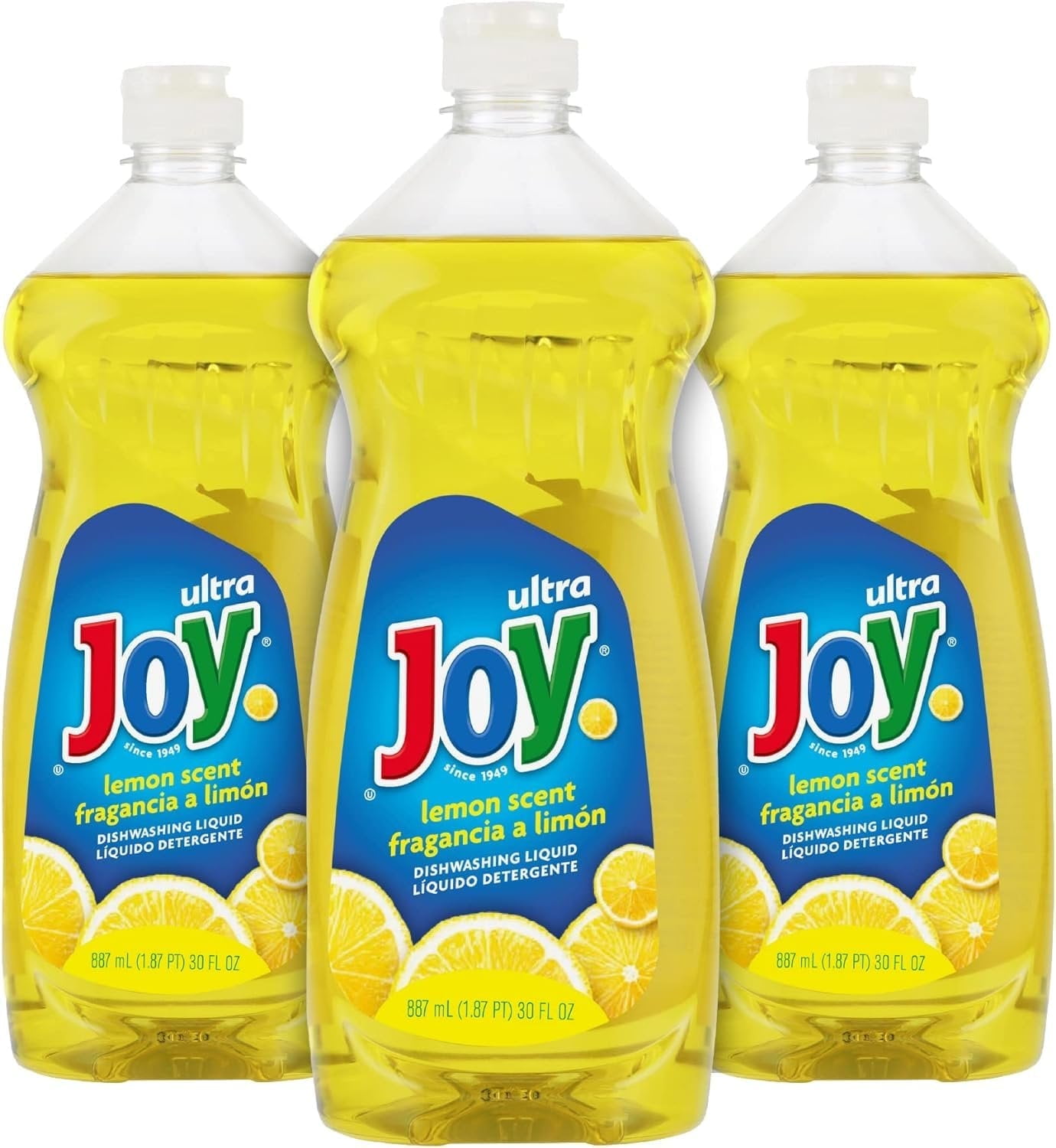JOY Ultra Dish Soap Liquid Lemon Fresh Scent - 30 Fl. Oz - Pack of 3 ...