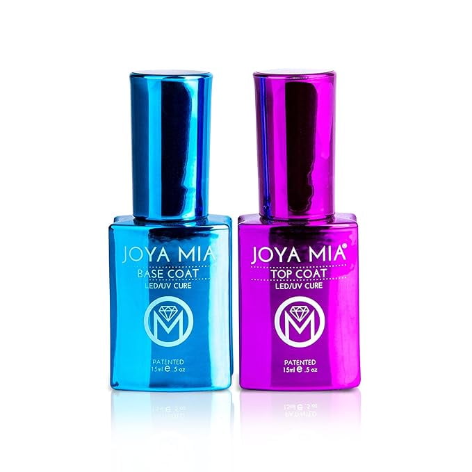 JOYA MIA - Base and Top Coat Nail Polish, Gel Polish Set, No Wipe Gel ...