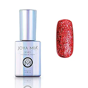 JOYA MIA Glitter gel nail polish Platinum gel nail polish SparX ...