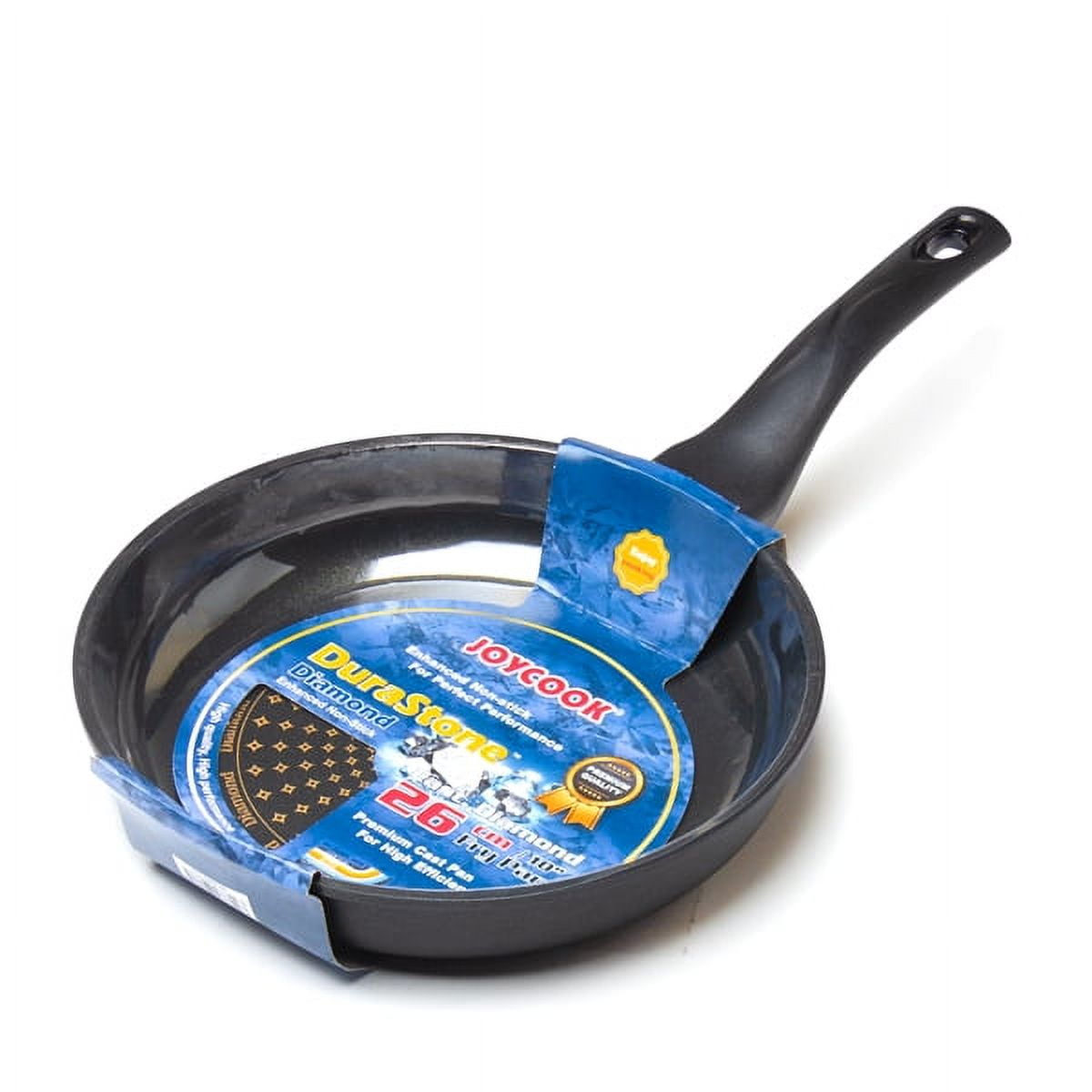 JOYCOOK Cast Diamond Fry Pan 10 inch (26cm) Durastone Non-Stick ...
