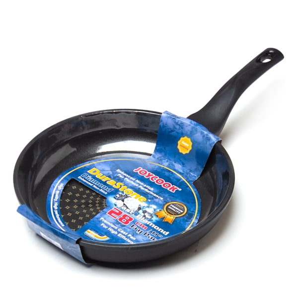 JOYCOOK Cast Diamond Fry Pan 11 inch (28cm) Durastone Non-Stick ...