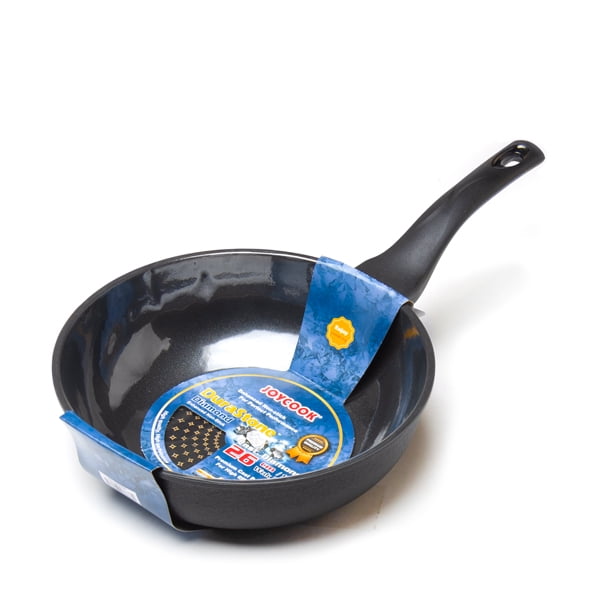 JOYCOOK Cast Diamond Wok Pan 10.3 inch (26cm) Non-Stick Durastone ...