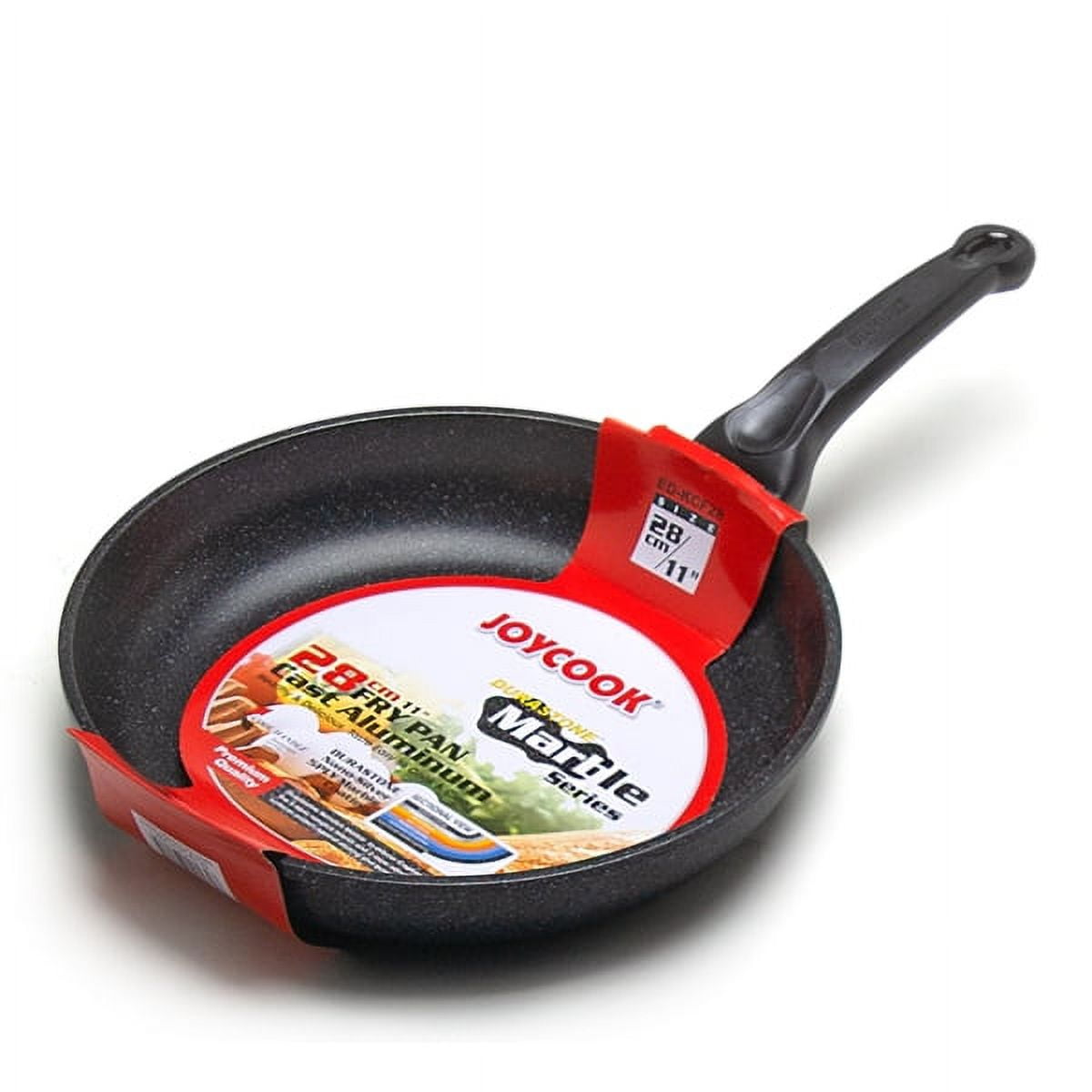 JOYCOOK Fry Pan 11 inch (28cm) Cast Aluminum Durastone Non-Stick ...