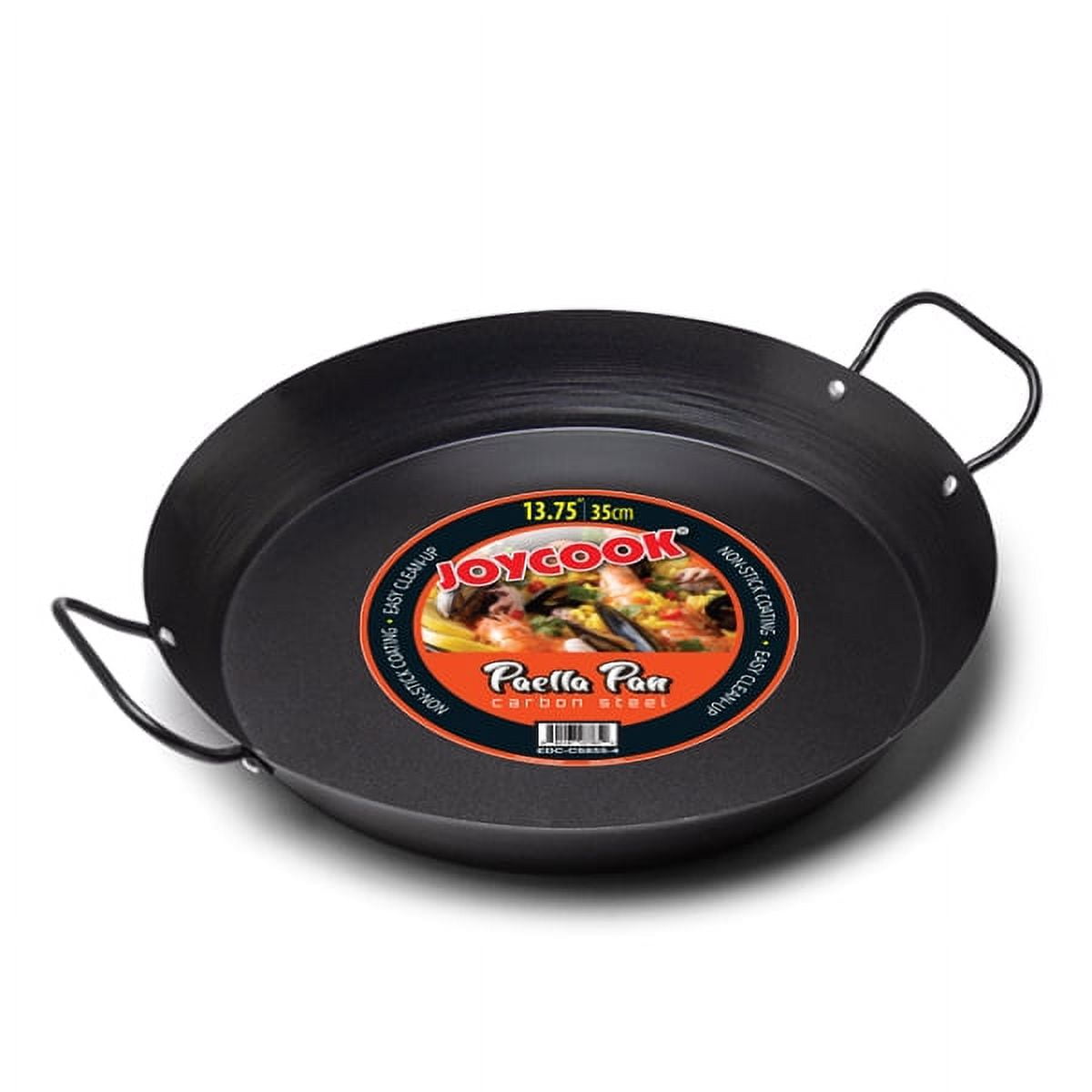 JOYCOOK Paella Pan Non-Stick Carbon-Steel 13.75 inch (35cm) - Walmart.com