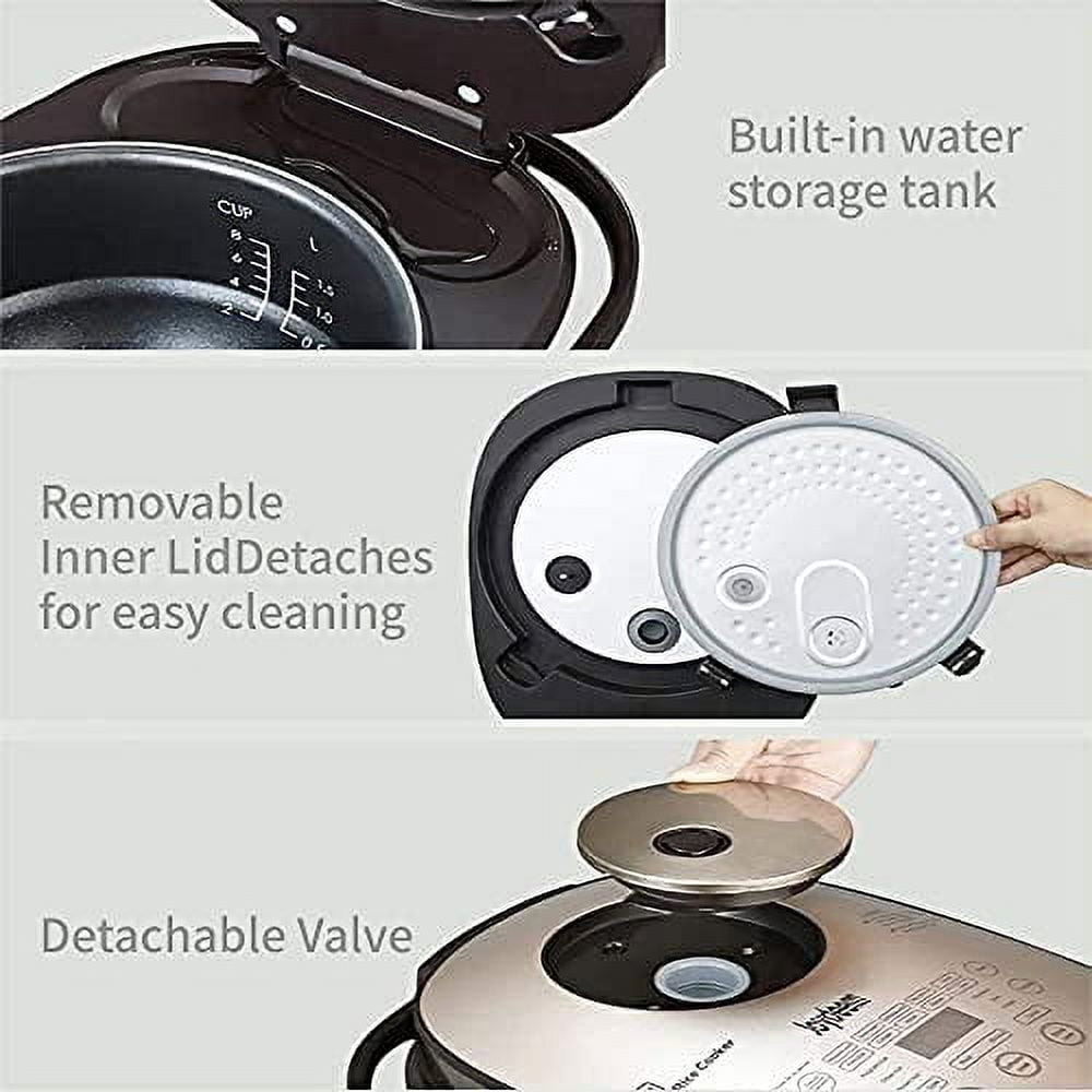 JOYDEEM AIRC-4001 Smart Induction Heating System Rice Cooker, 24-hours ...