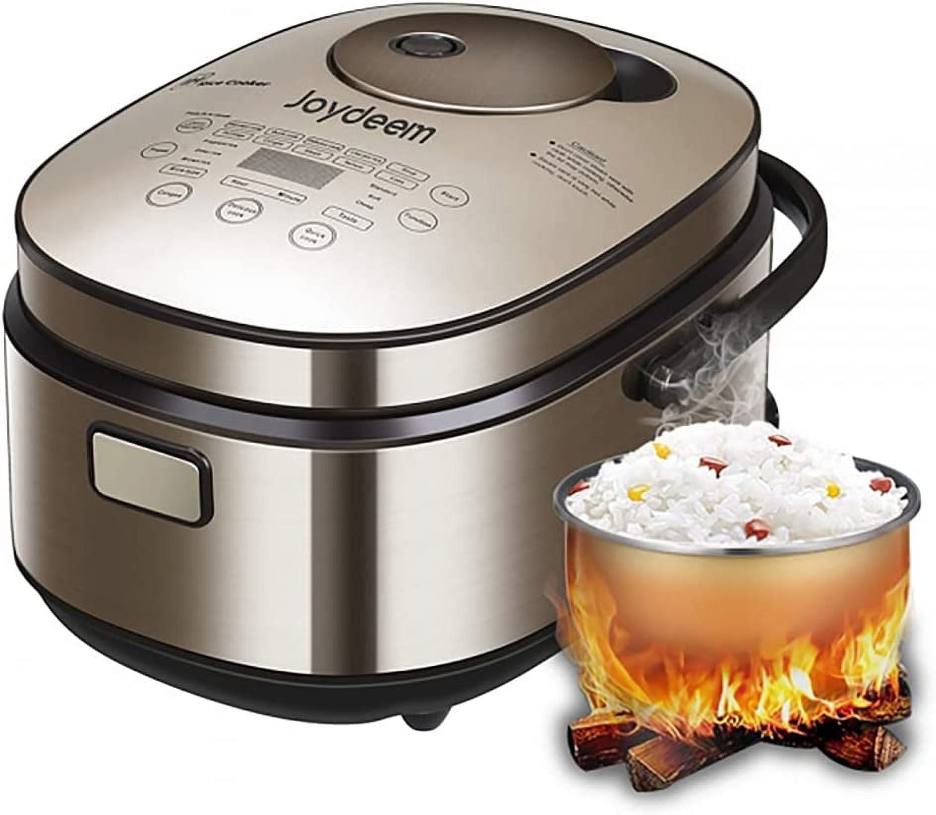 JOYDEEM AIRC-4001 Smart Induction Heating System Rice Cooker, 24-hours ...