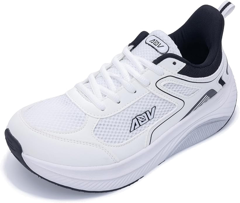 JOYFON Wide Toe Box Shoes Women Arch Support Walking Shoes for Plantar ...