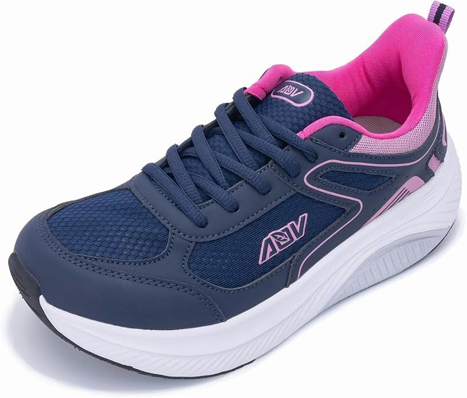 JOYFON Wide Toe Box Shoes Women Arch Support Walking Shoes for Plantar ...