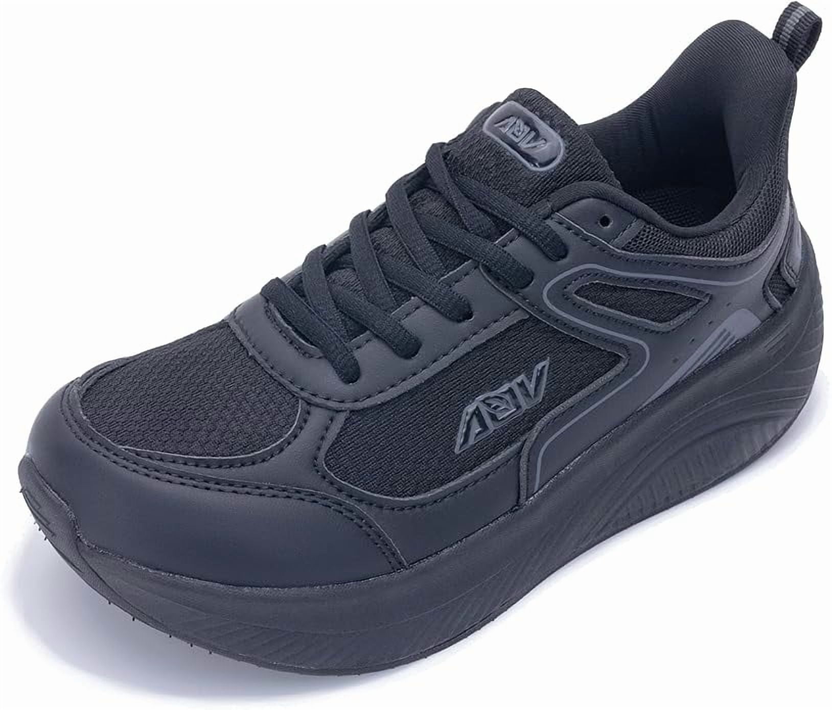 JOYFON Wide Toe Box Shoes Women Arch Support Walking Shoes for Plantar ...