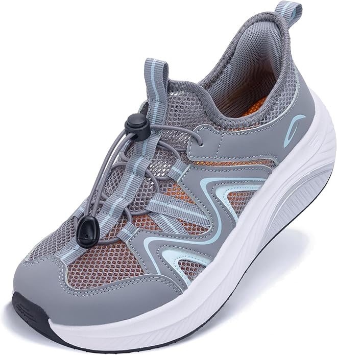 JOYFON Wide Toe Box Shoes Women Walking Shoes Arch Support Plantar ...