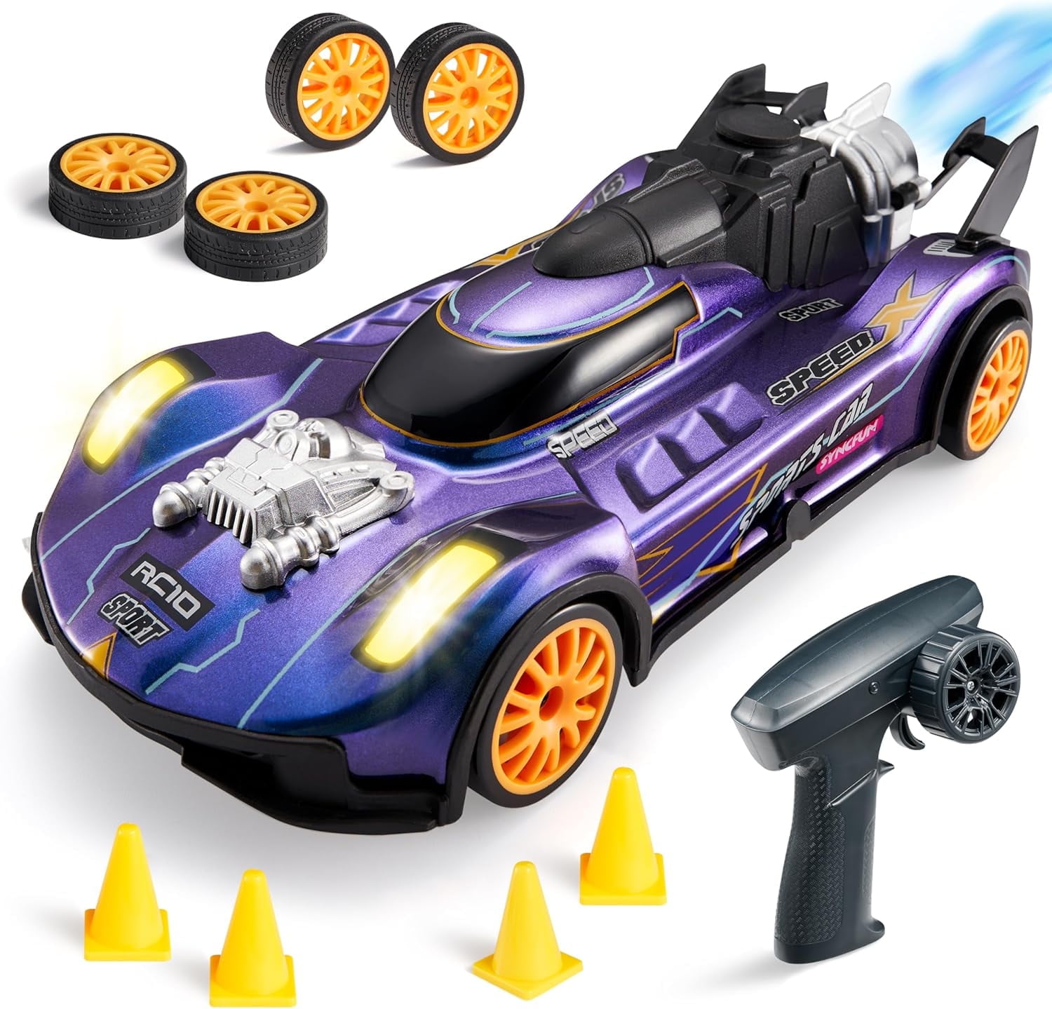 JOYFY 1:20 Scale Remote Control Car RC Drift, 2.4GHz Mini Drift RC Cars ...