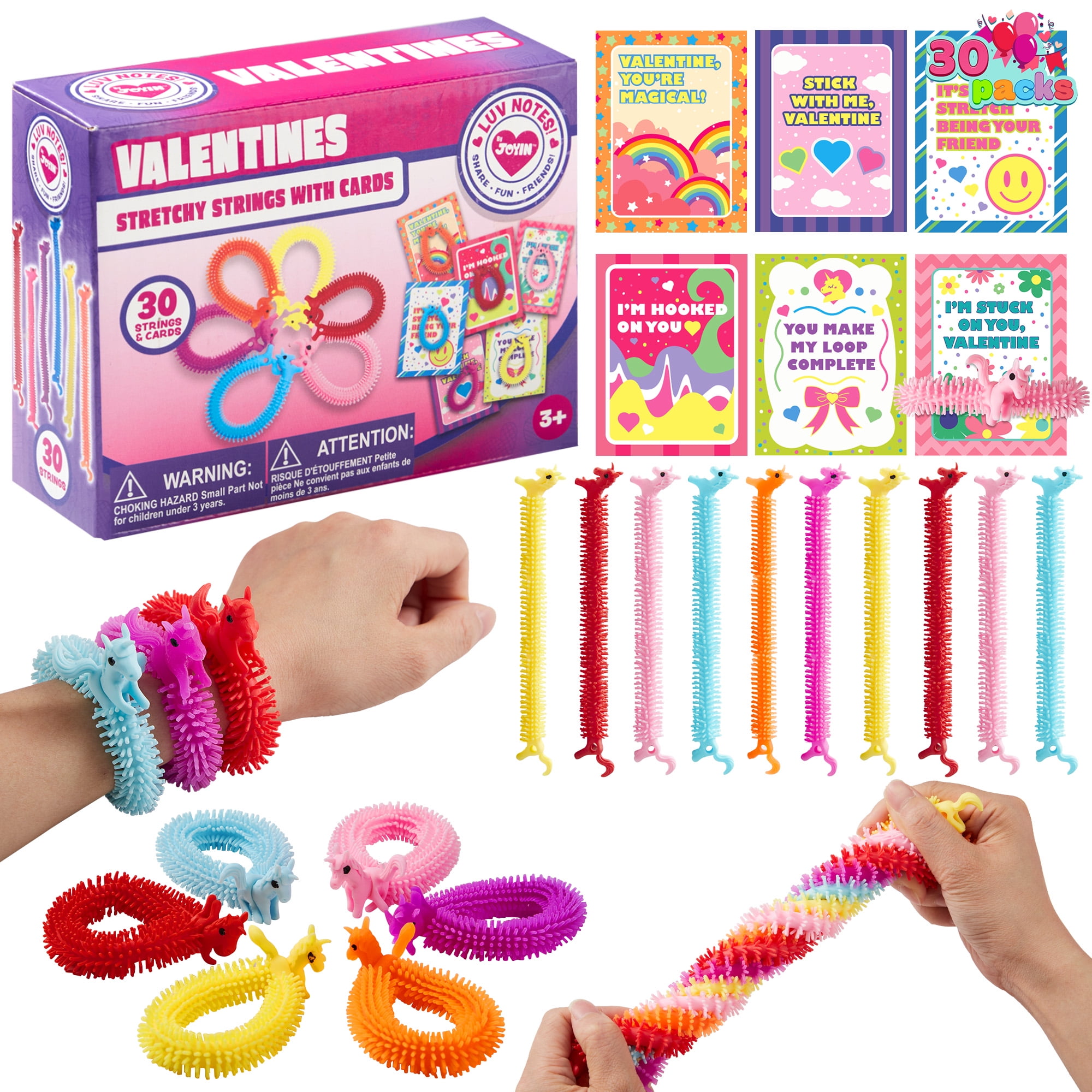 Valentines Cards 32-Pack Valentine's Day Cards With Mini Heart Pop ...