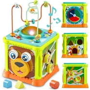 Battat Pop-a-Doodle-Doo Chicken Ball Popper with Music Lights, Learning ...