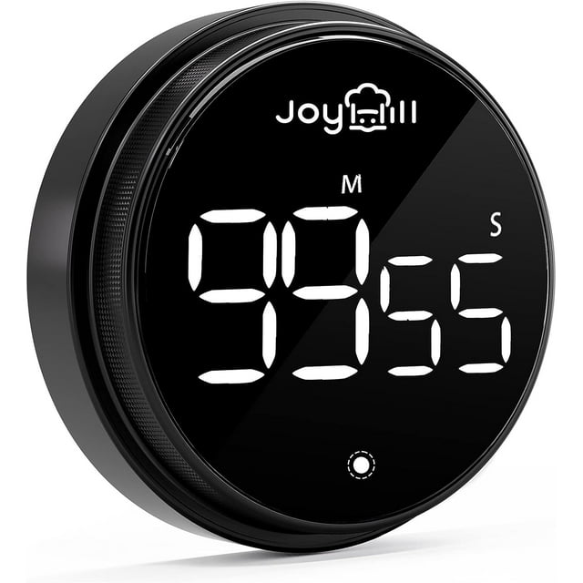 Joyhill Digital Kitchen Timer Magnetic Timer With Large Led Display 3 Volume Levels Countdown