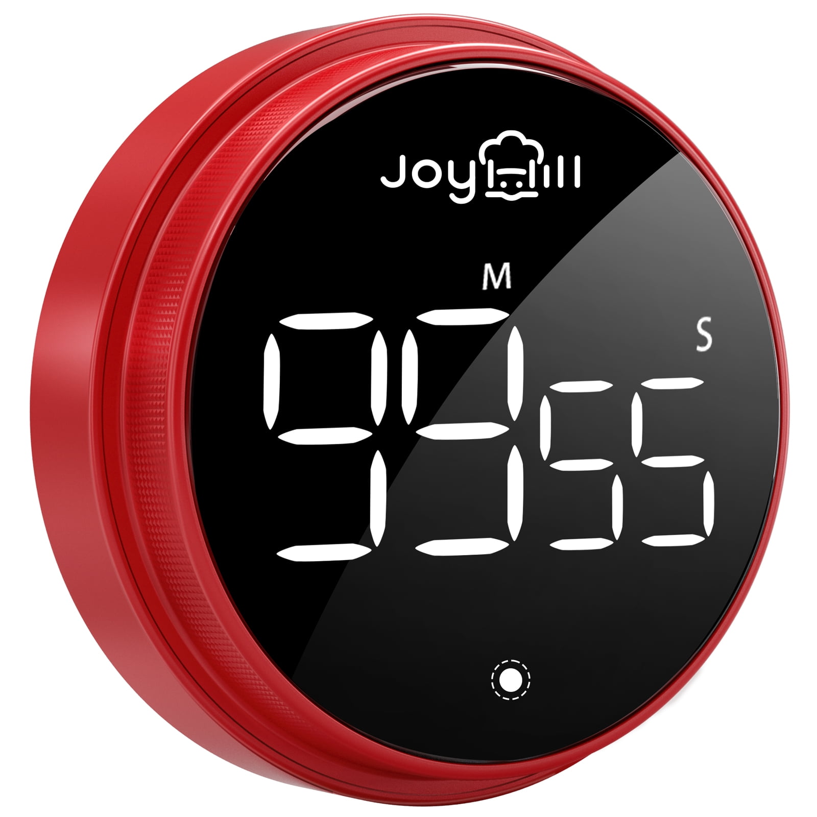 JOYHILL Digital Kitchen Timer, Magnetic Timer with Large LED Display Screen, 3 Volume Levels ...