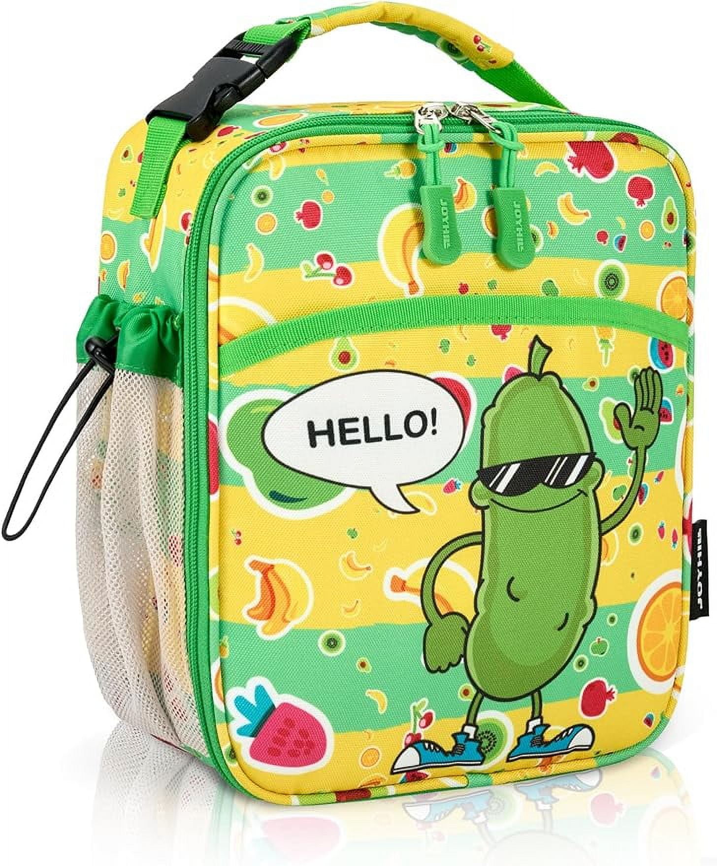 JOYHILL Kids Insulated Lunch Box, Reusable Lunch Bag for Toddler Teen ...